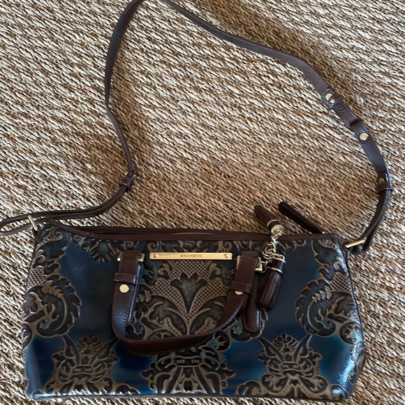 Brahmin | Bags | Brahmin Blue Bag | Poshmark